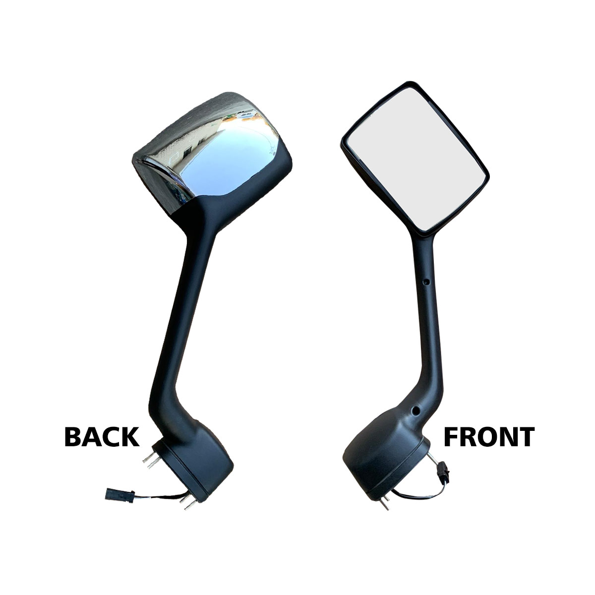Five Stars Auto Parts | Kenworth Peterbilt T680 T880 Hood Mirror Chrome ...