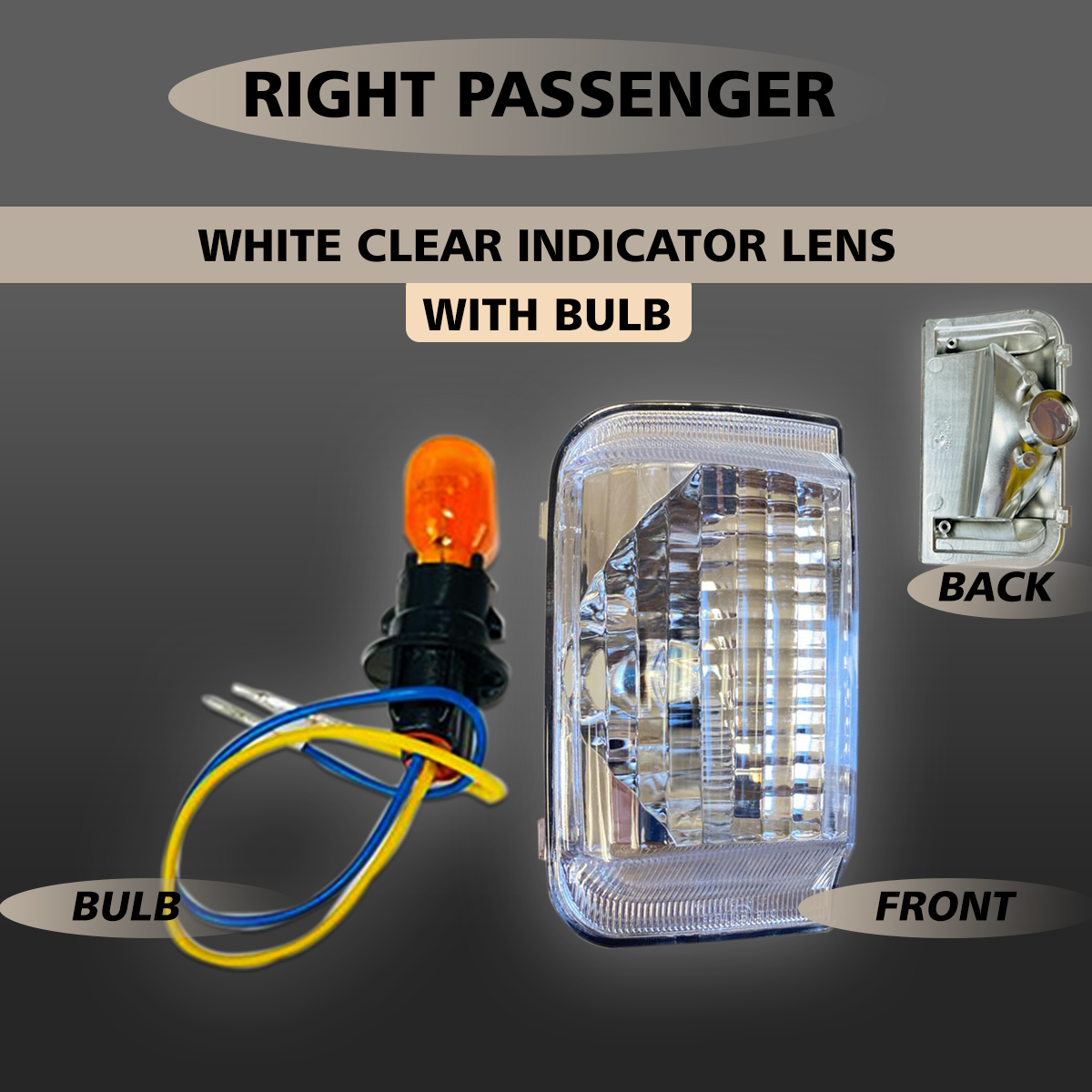 Five Stars Auto Parts | Ram Pro Master Mirror Clear White Indicator ...